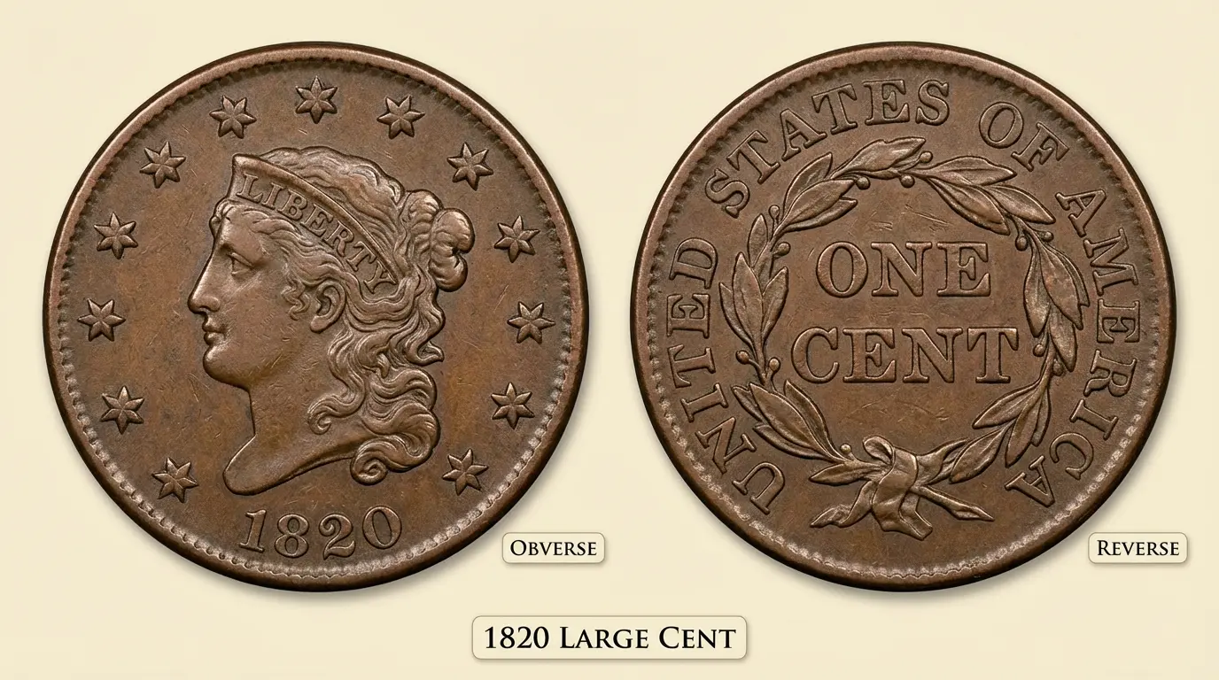 1820 Cent Value: Mint Varieties, Rarity, And Current Prices - Coins Value