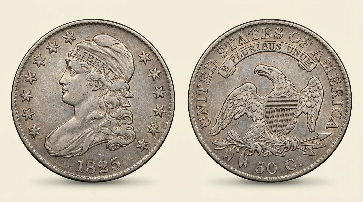 1825 Half Dollar Value: Mint Varieties, Rarity, And Current Prices ...