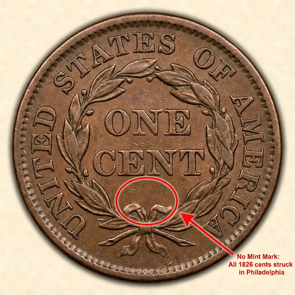 1826 Cent Value: Mint Varieties, Rarity, And Current Prices - Coins Value