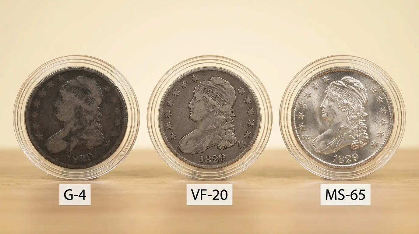 1829 Half Dollar Value: Mint Varieties, Rarity, And Current Prices ...