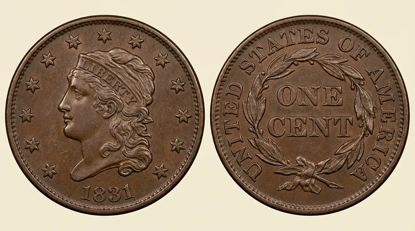 1831 Cent Value: Mint Varieties, Rarity, And Current Prices - Coins Value