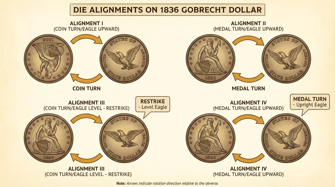 1836 Dollar Value: Mint Varieties, Rarity, And Current Prices - Coins Value