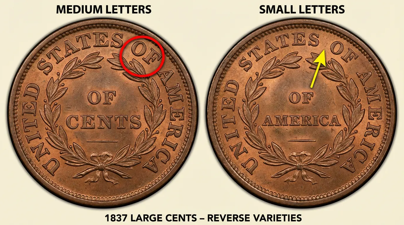 1837 Cent Value: Mint Varieties, Rarity, And Current Prices - Coins Value