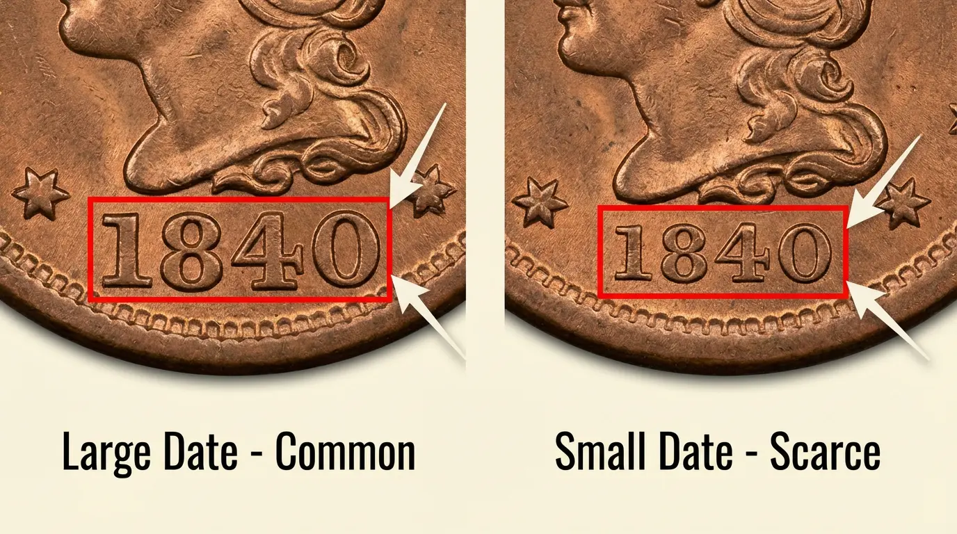 1840 Cent Value: Mint Varieties, Rarity, And Current Prices - Coins Value