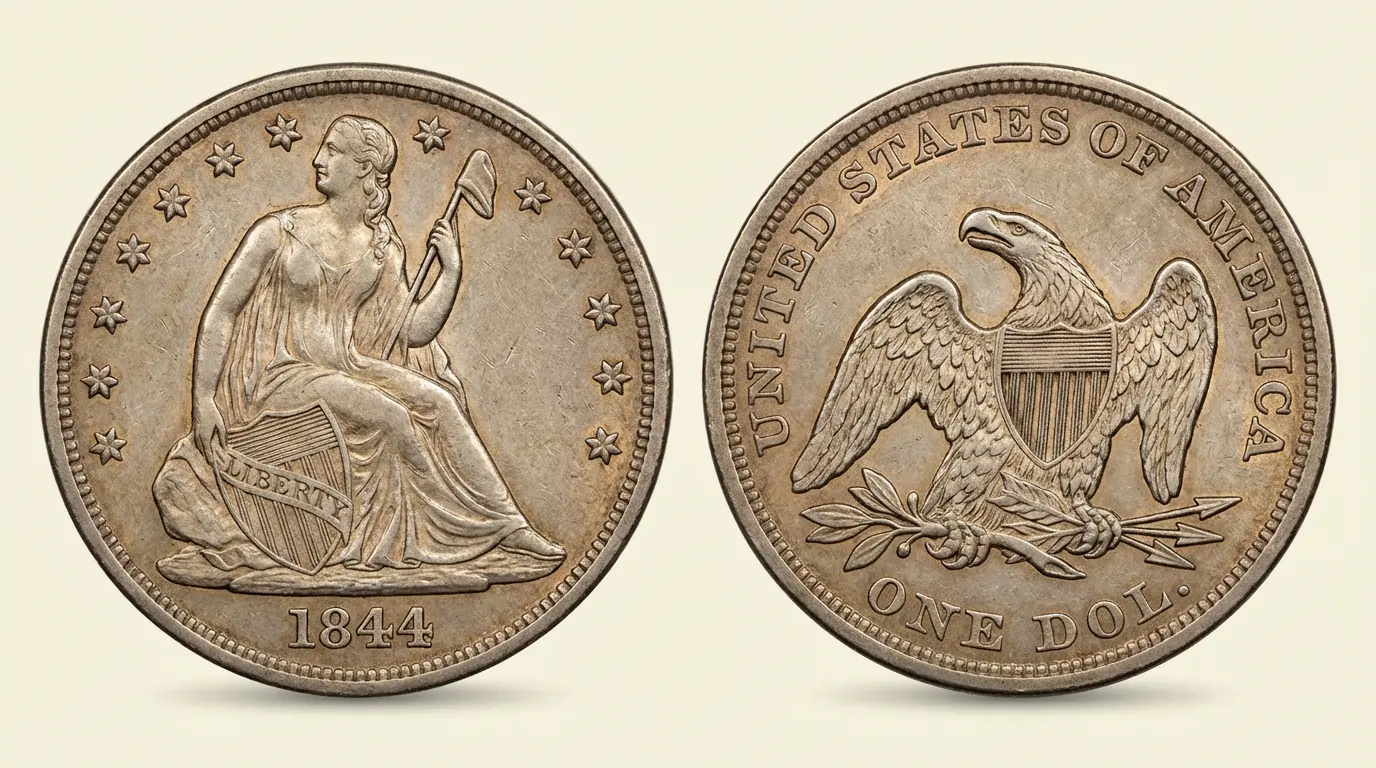1844 Dollar Value: Mint Varieties, Rarity, And Current Prices - Coins ...
