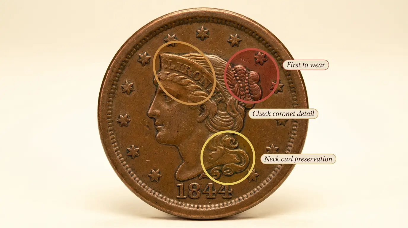1844 Cent Value: Mint Varieties, Rarity, And Current Prices - Coins Value