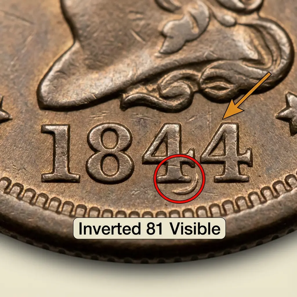 1844 Cent Value: Mint Varieties, Rarity, And Current Prices - Coins Value