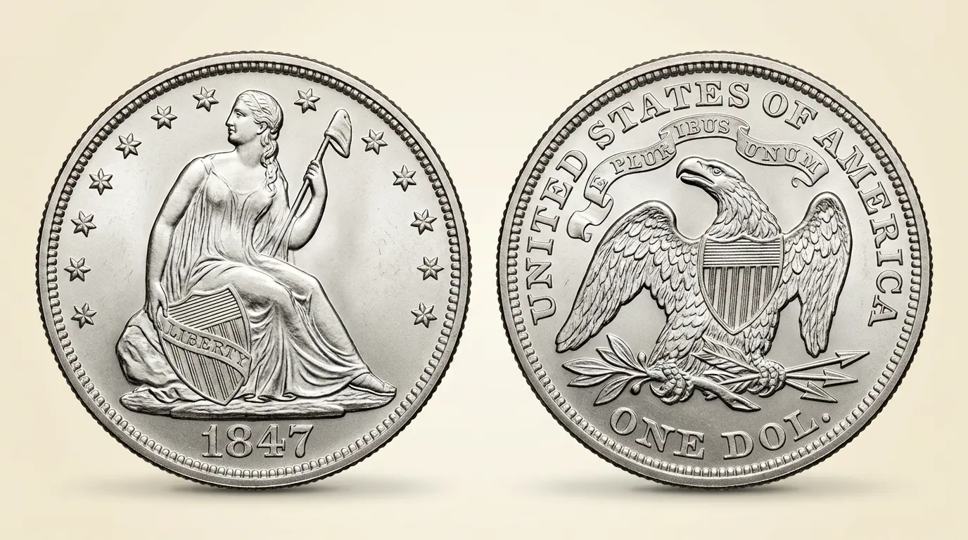 1847 Dollar Value: Mint Varieties, Rarity, And Current Prices - Coins Value