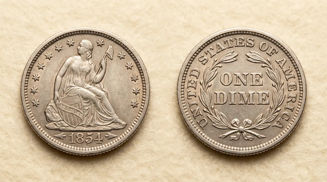 1854 Dime Value: Mint Varieties, Rarity, And Current Prices - Coins Value