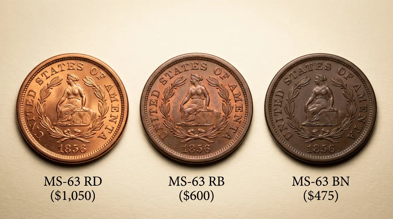 1856 Cent Value: Mint Varieties, Rarity, And Current Prices - Coins Value