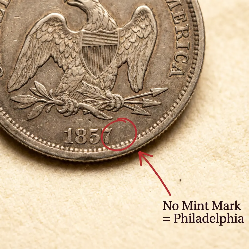 1857 Dollar Value: Mint Varieties, Rarity, And Current Prices - Coins Value