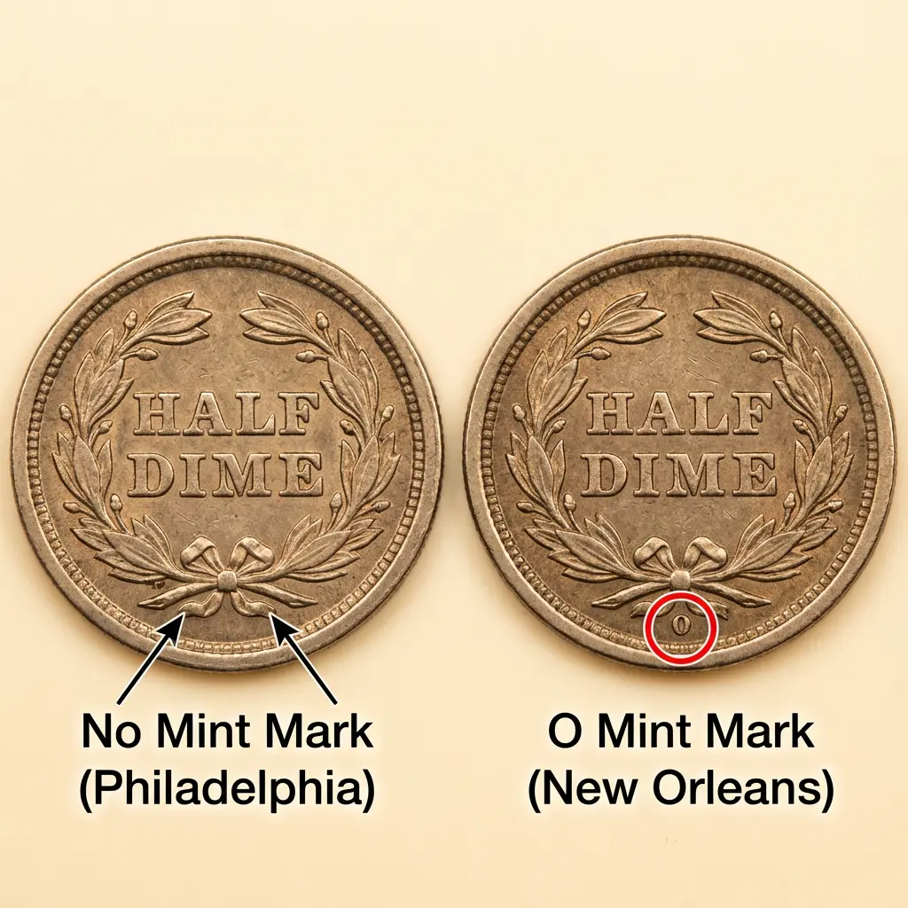 1857 Half Dime Value: Mint Varieties, Rarity, And Current Prices ...