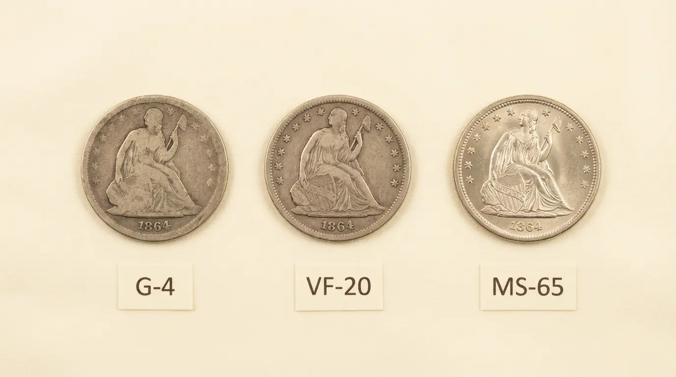 1864 Quarter Value: Mint Varieties, Rarity, And Current Prices - Coins ...