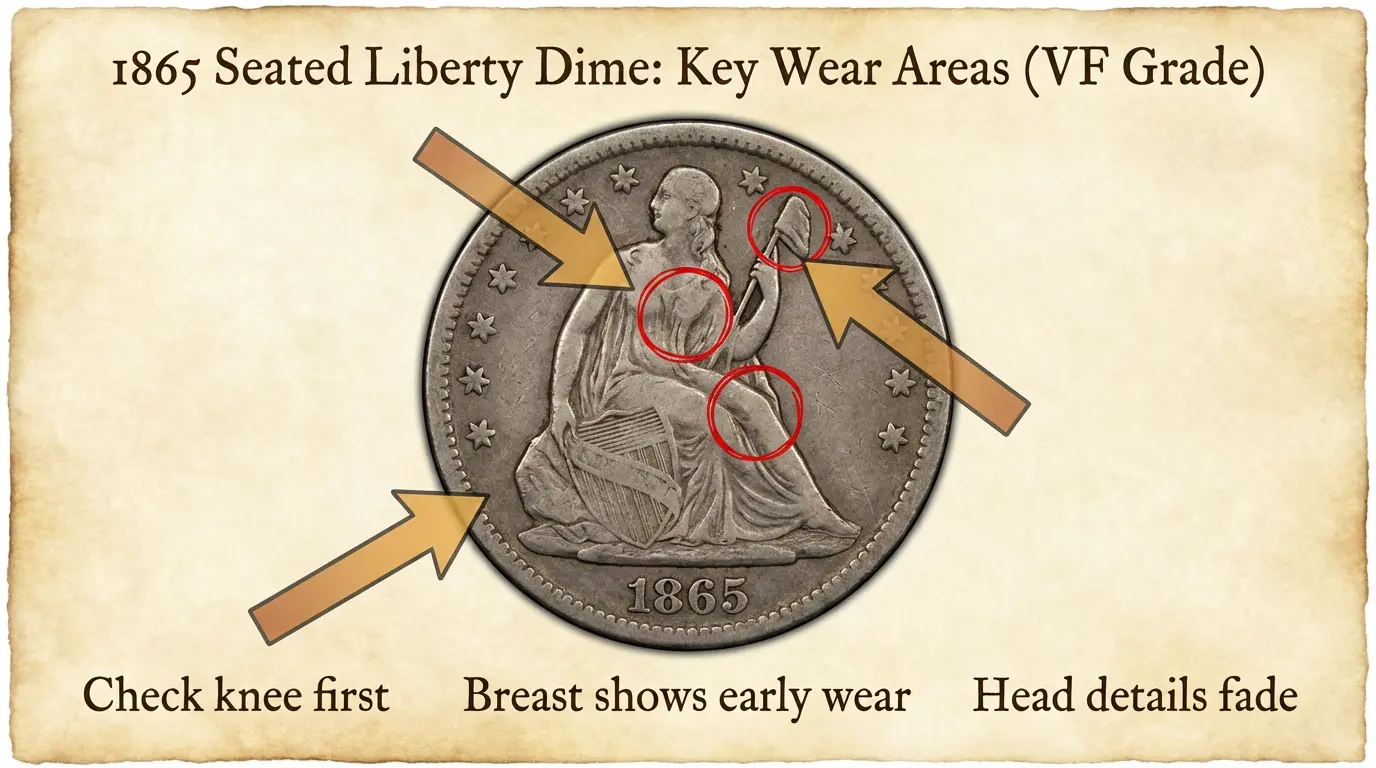 1865 Dime Value: Mint Varieties, Rarity, And Current Prices - Coins Value