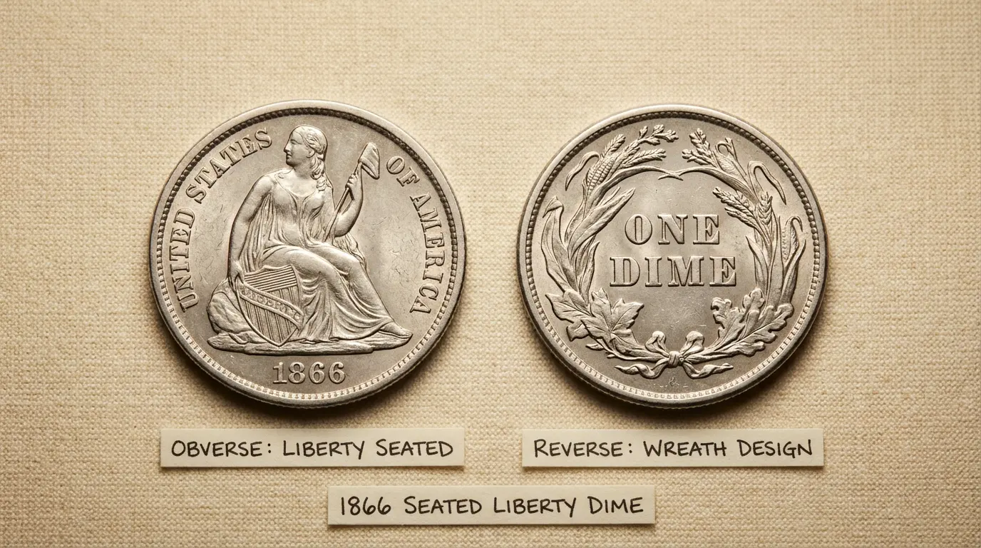1866 Dime Value: Mint Varieties, Rarity, And Current Prices - Coins Value