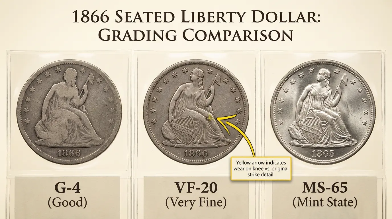 1866 Dollar Value: Mint Varieties, Rarity, And Current Prices - Coins Value