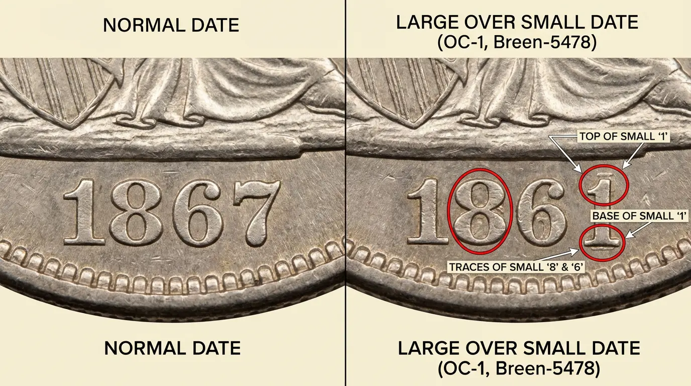 1867 Dollar Value: Mint Varieties, Rarity, And Current Prices - Coins Value