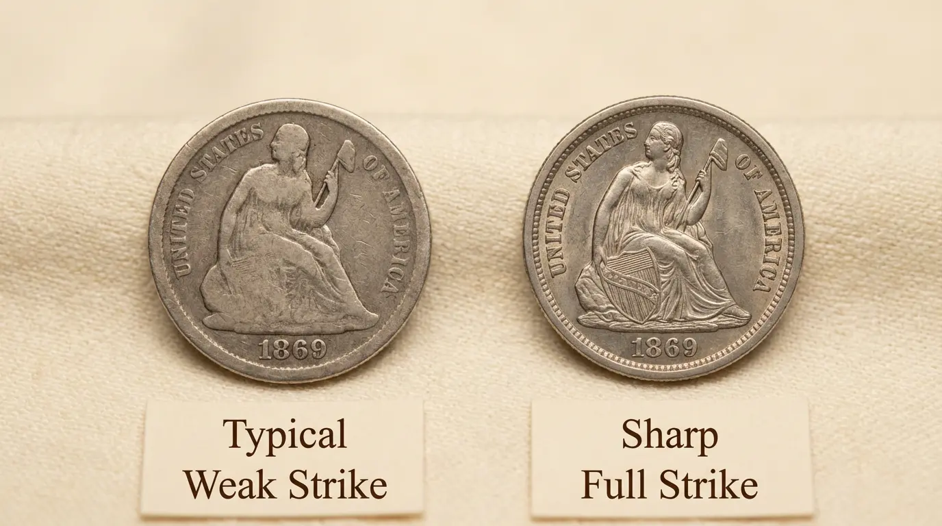 1869 Dime Value: Mint Varieties, Rarity, And Current Prices - Coins Value