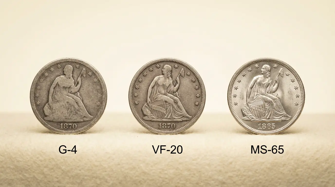 1870 Quarter Value: Mint Varieties, Rarity, And Current Prices - Coins ...