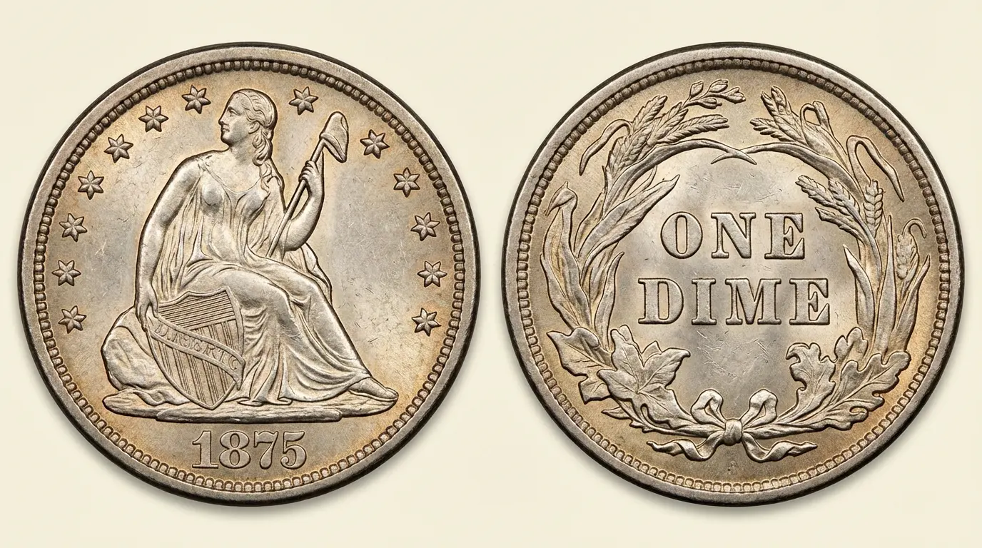 1875 Dime Value: Mint Varieties, Rarity, And Current Prices - Coins Value