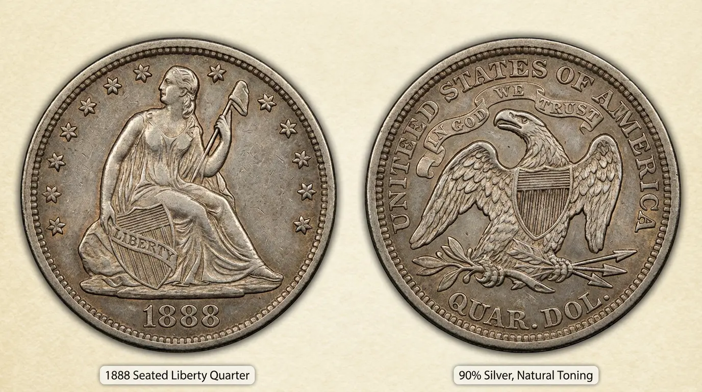 1888 Quarter Value: Mint Varieties, Rarity, And Current Prices - Coins ...