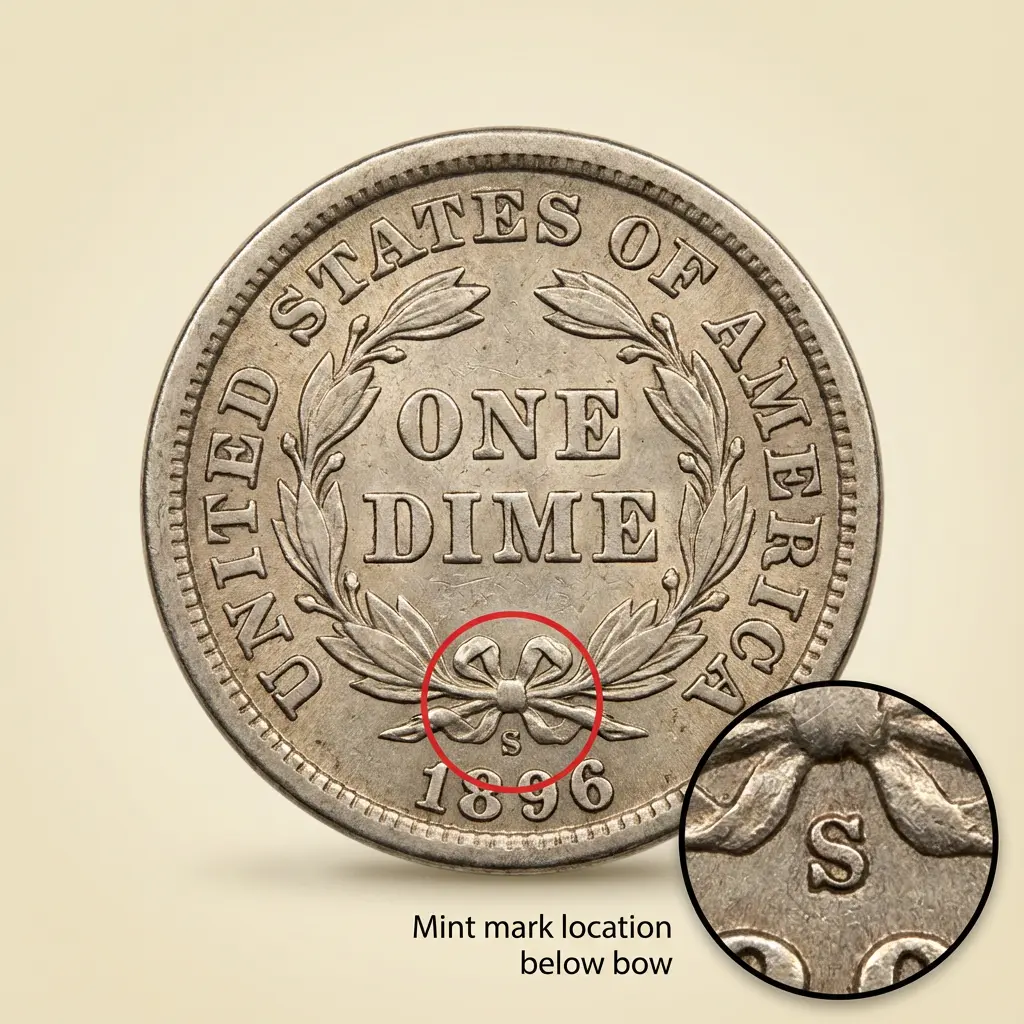 1896 Dime Value: Mint Varieties, Rarity, And Current Prices - Coins Value