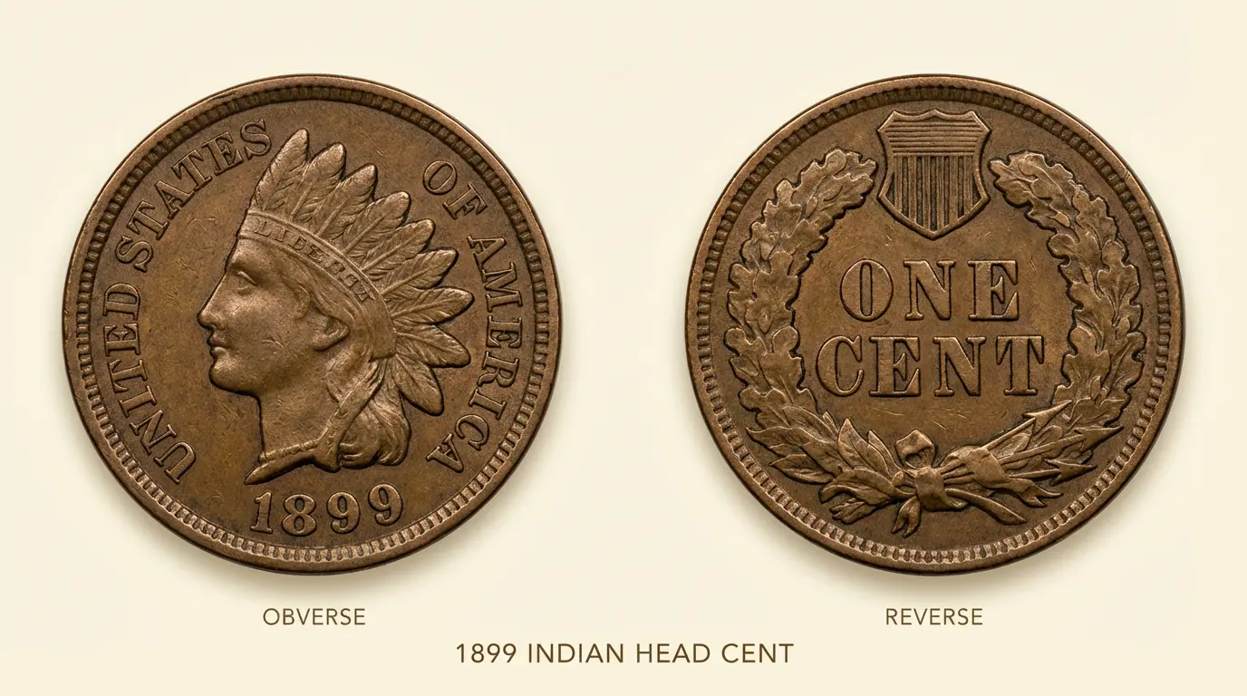 1899 Cent Value: Mint Varieties, Rarity, And Current Prices - Coins Value