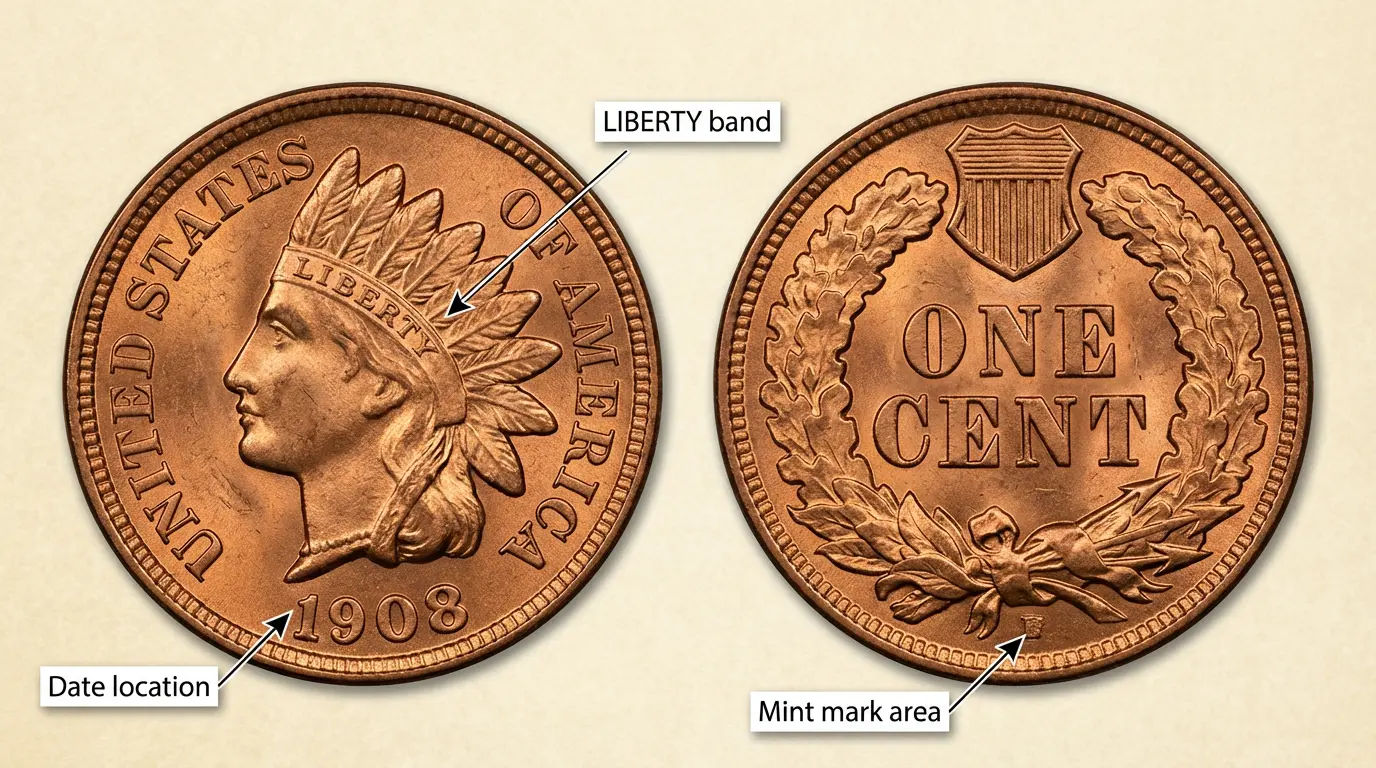 1908 Cent Value: Mint Varieties, Rarity, And Current Prices - Coins Value