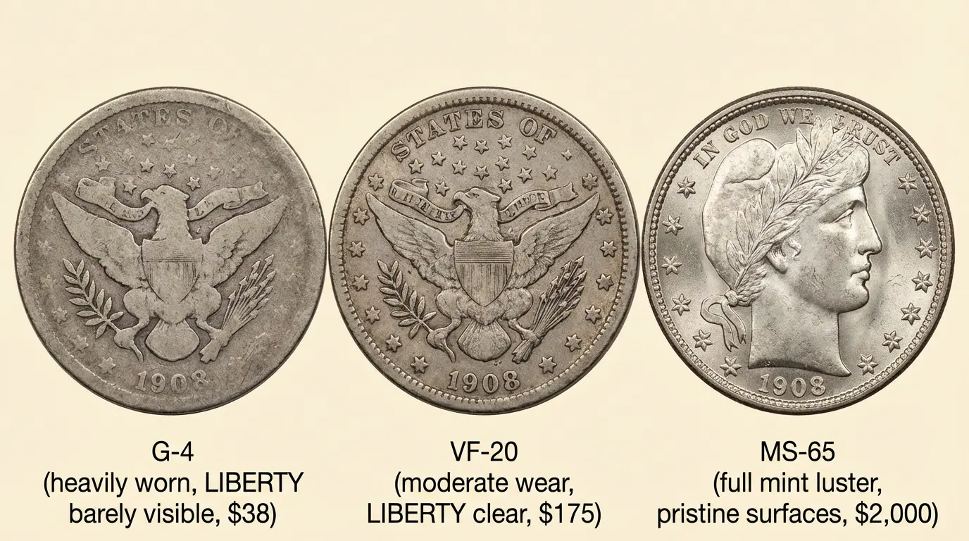 1908 Half Dollar Value: Mint Varieties, Rarity, And Current Prices ...