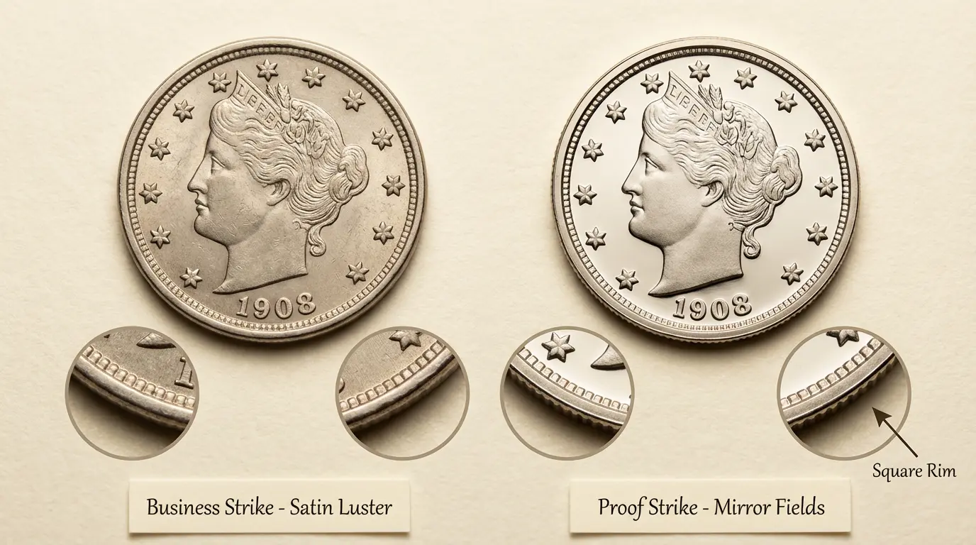 1908 Nickel Value: Mint Varieties, Rarity, And Current Prices - Coins Value