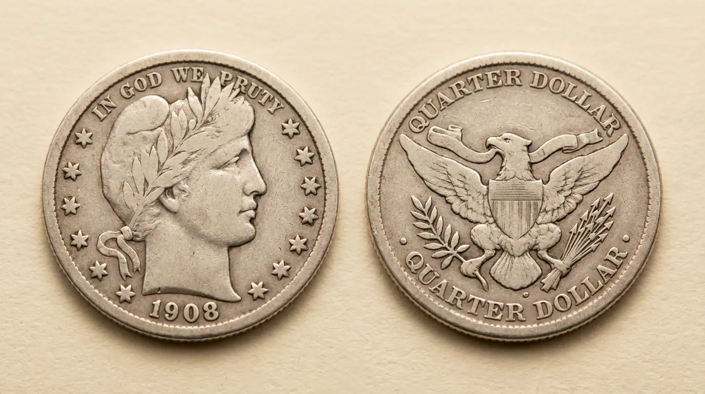 1908 Quarter Value: Mint Varieties, Rarity, And Current Prices - Coins ...