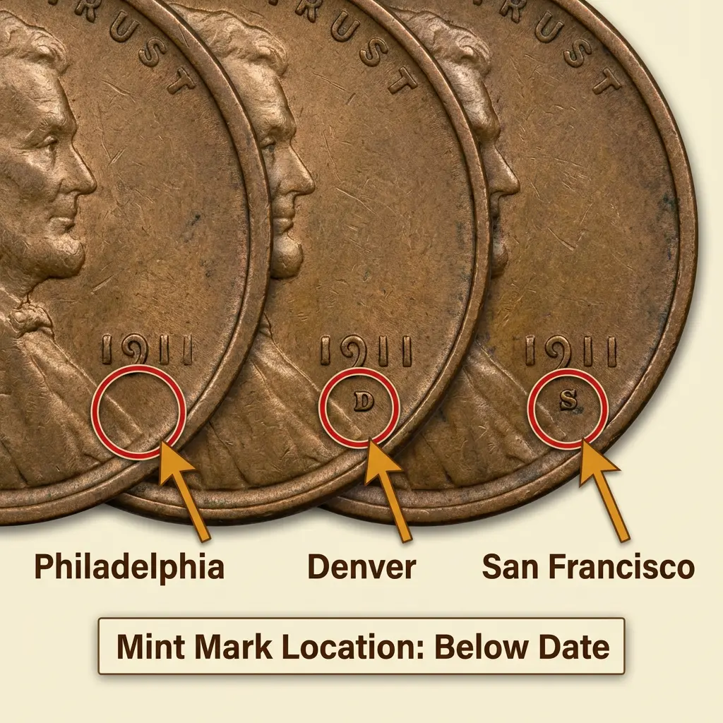 1911 Cent Value: Mint Varieties, Rarity, And Current Prices - Coins Value
