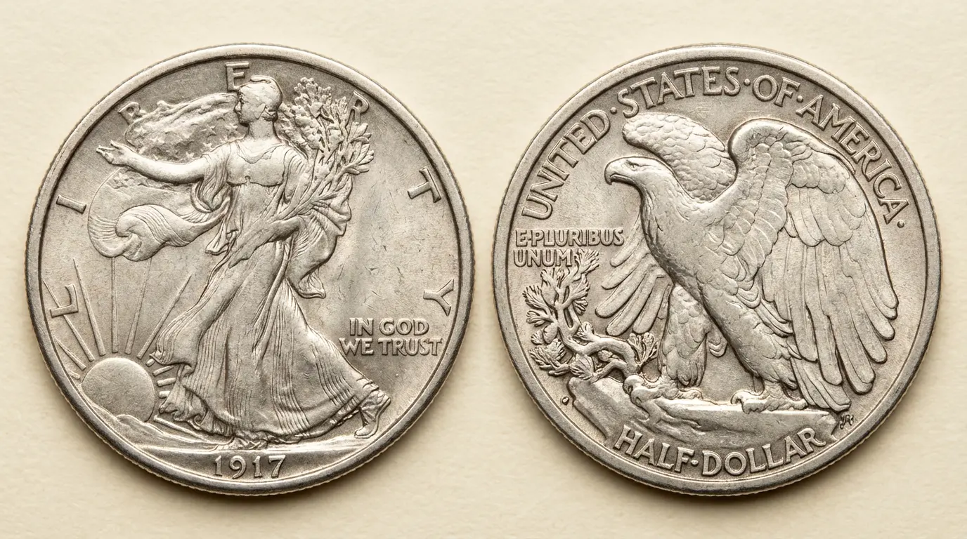 1917 Half Dollar Value: Mint Varieties, Rarity, And Current Prices ...
