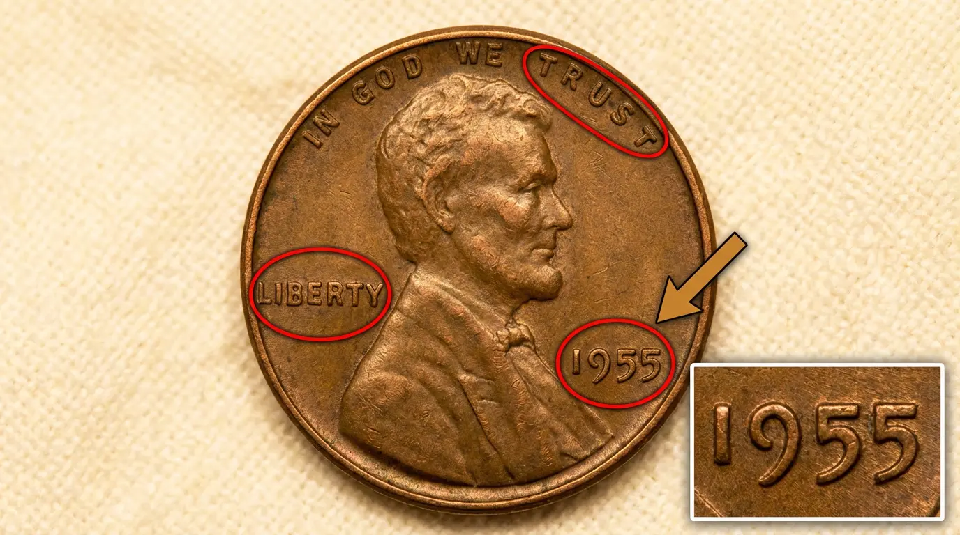 1955 Cent Value: Mint Varieties, Rarity, And Current Prices - Coins Value