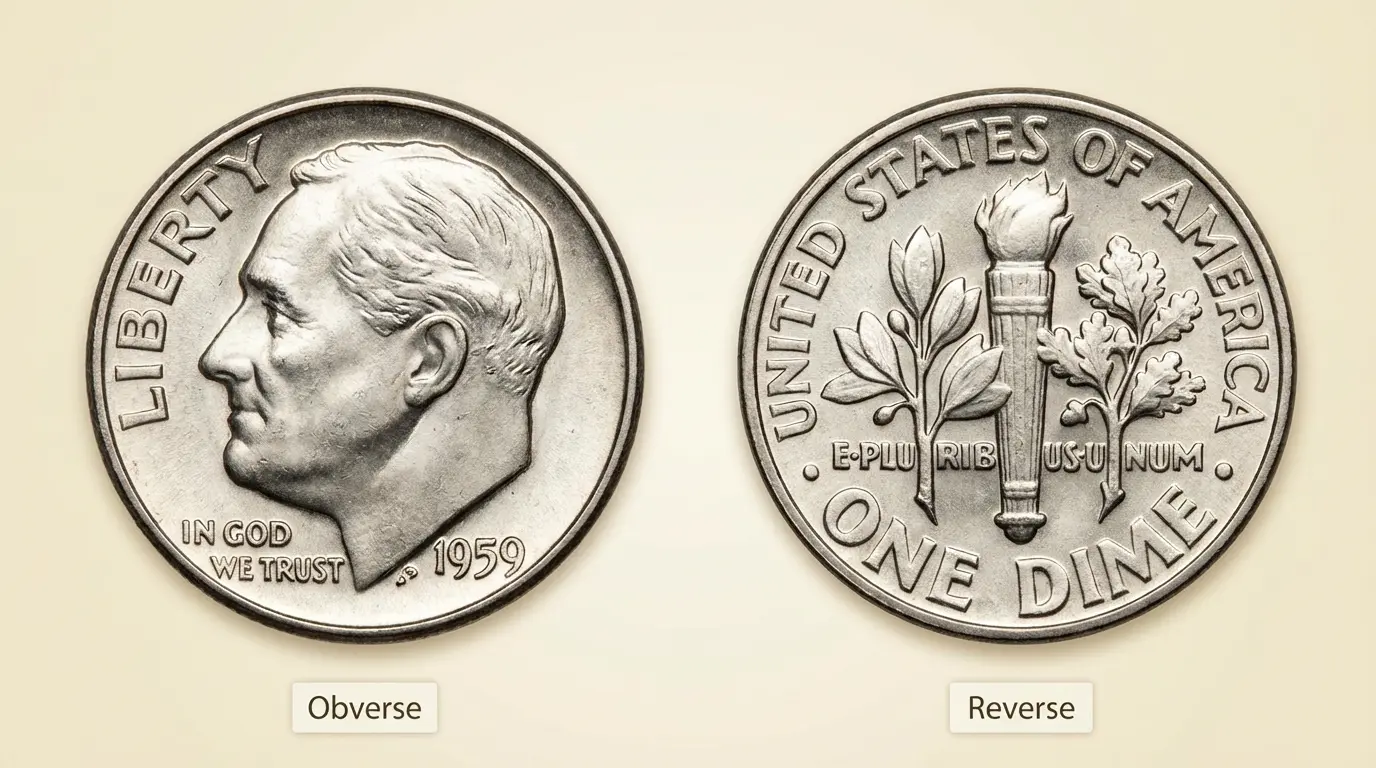 1959 Dime Value: Mint Varieties, Rarity, And Current Prices - Coins Value