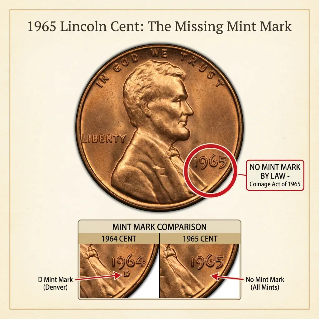 1965 Cent Value: Mint Varieties, Rarity, And Current Prices - Coins Value