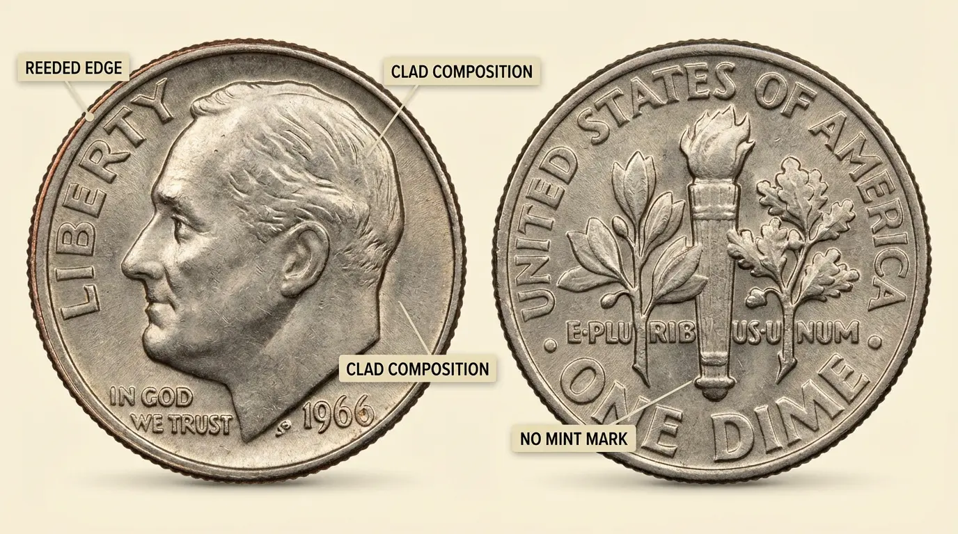1966 Dime Value: Mint Varieties, Rarity, And Current Prices - Coins Value