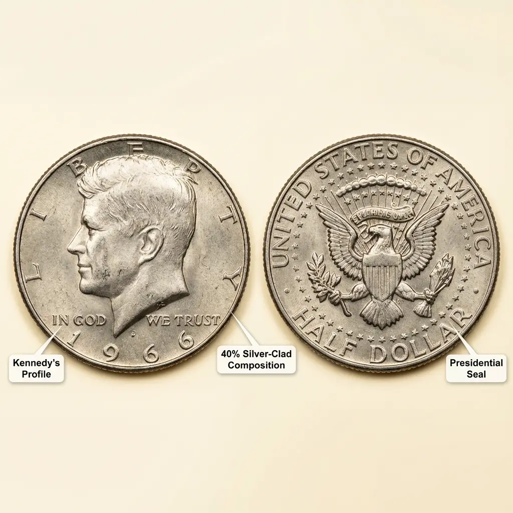 1966 Half Dollar Value: Mint Varieties, Rarity, And Current Prices ...