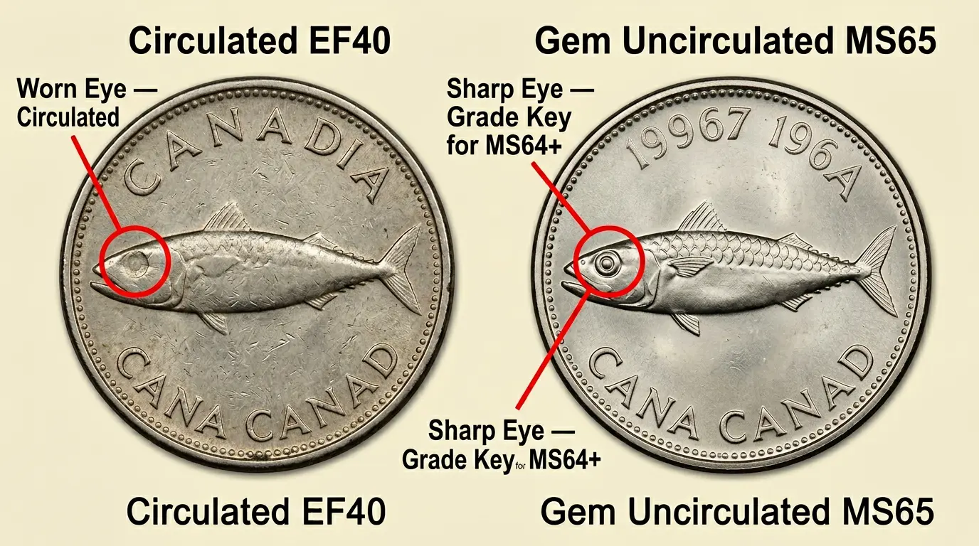 1967 Canadian Dime Value: What Is Your 1867–1967 Centennial Mackerel ...