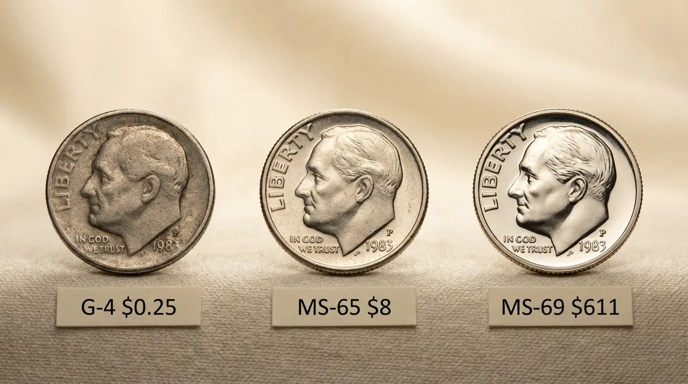 1983 Dime Value: Mint Varieties, Rarity, And Current Prices - Coins ...