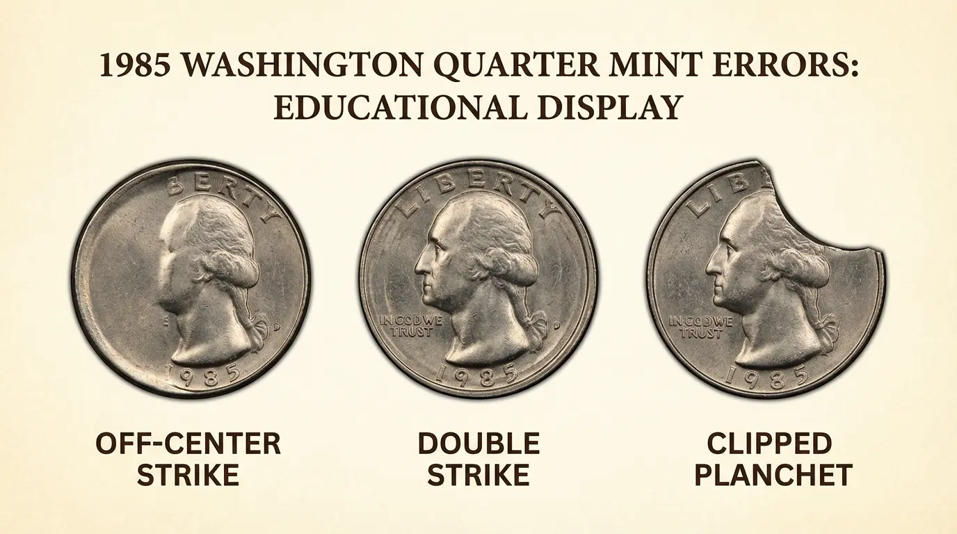 1985 Quarter Value: Mint Varieties, Rarity, And Current Prices - Coins ...