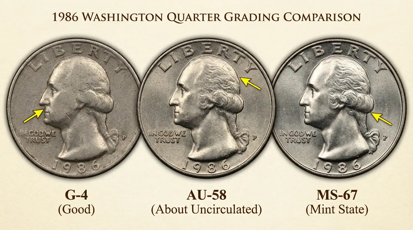 1986 Quarter Value: Mint Varieties, Rarity, And Current Prices - Coins ...