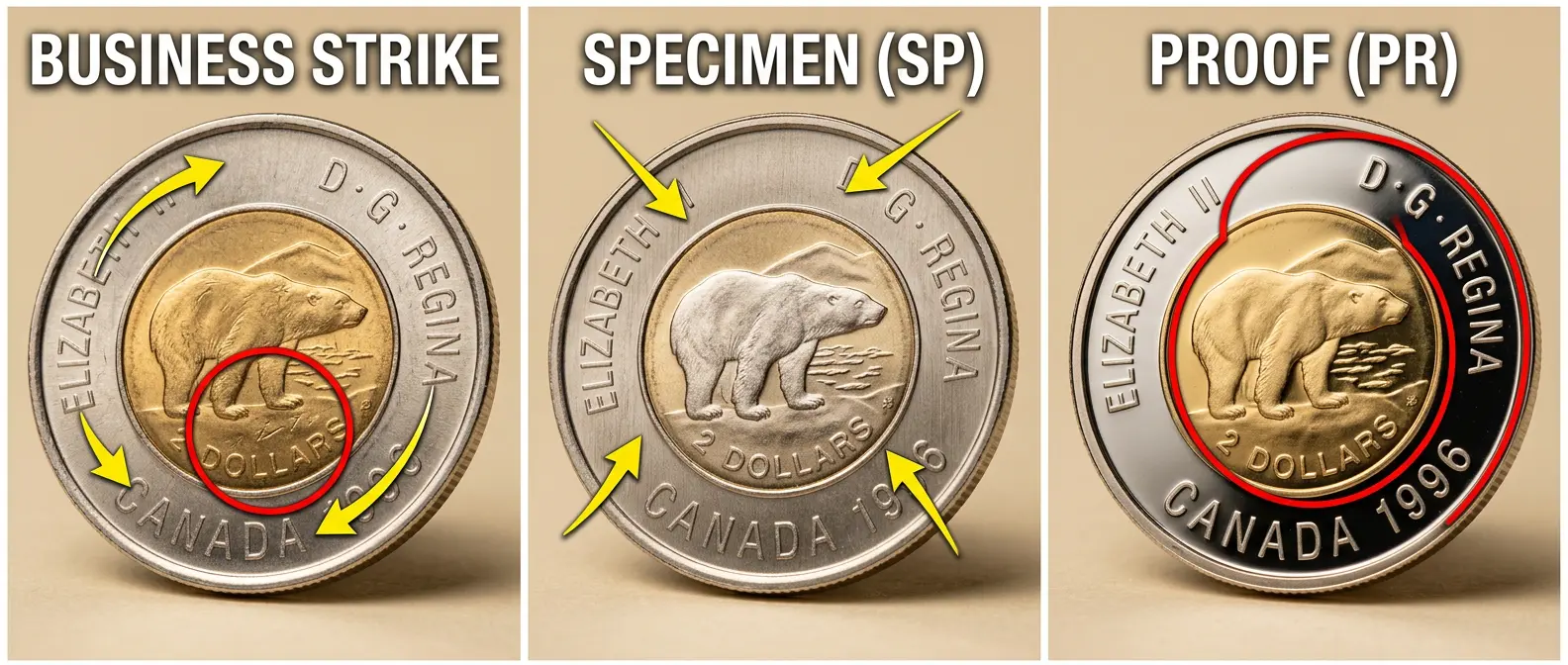 1996 Canadian Toonie Value: First-Year $2 Coin Price Guide — All ...