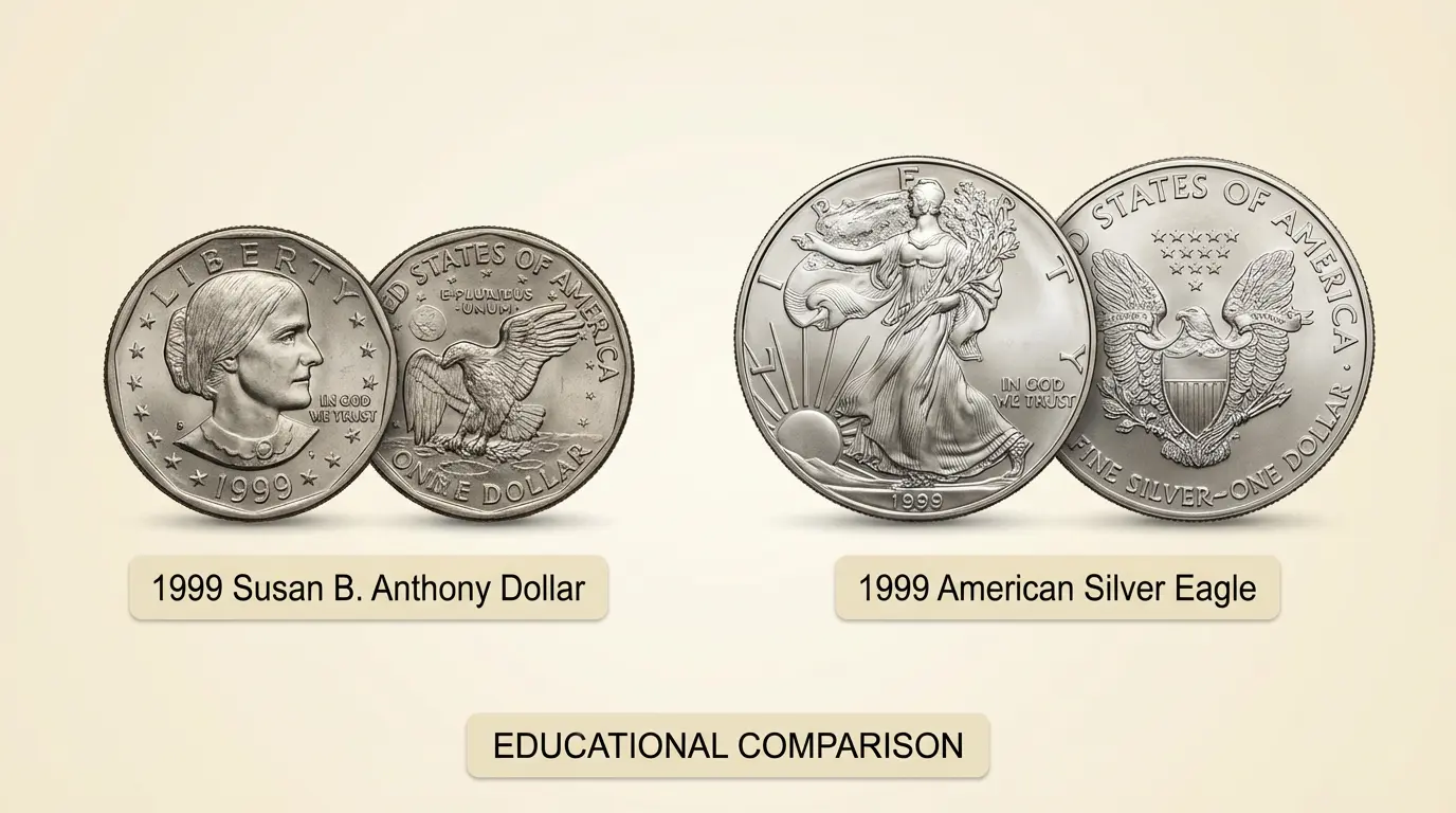 1999 Dollar Value: Mint Varieties, Rarity, And Current Prices - Coins Value