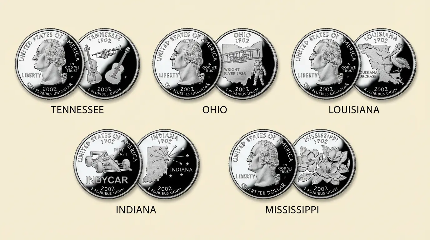 2002 Quarter Value: Mint Varieties, Rarity, And Current Prices - Coins ...