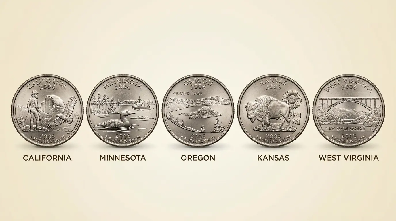 2005 Quarter Value: Mint Varieties, Rarity, And Current Prices - Coins ...