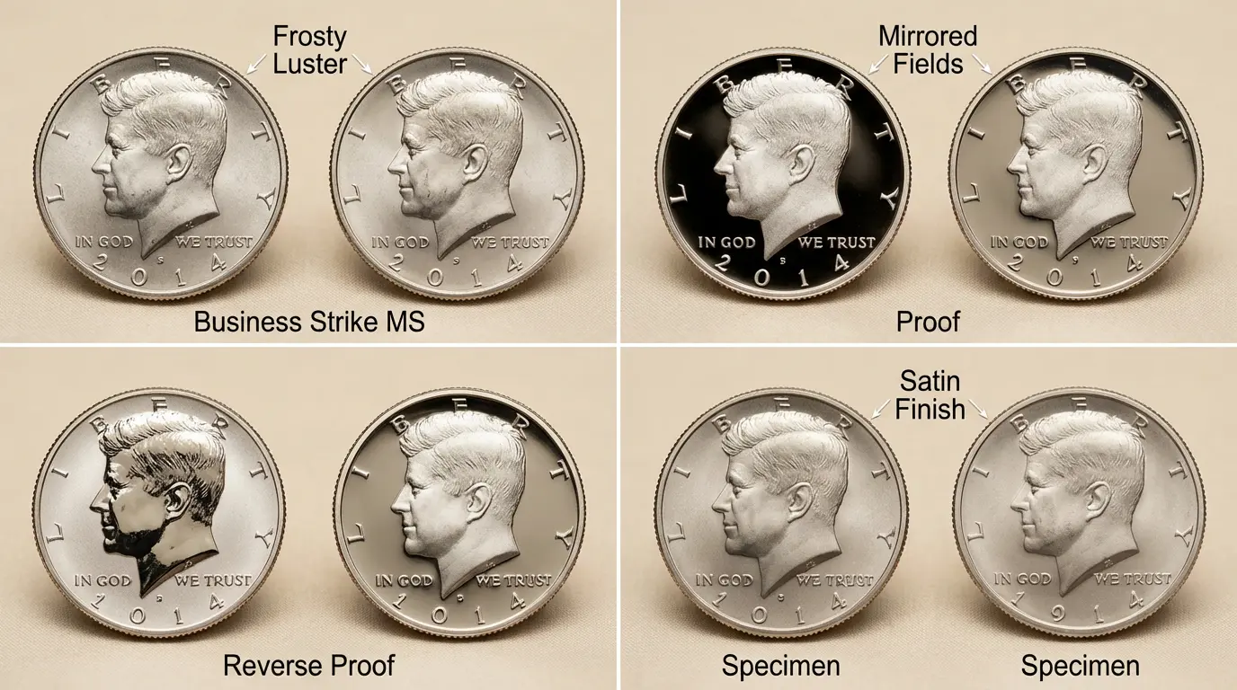2014 Half Dollar Value: Mint Varieties, Rarity, And Current Prices ...