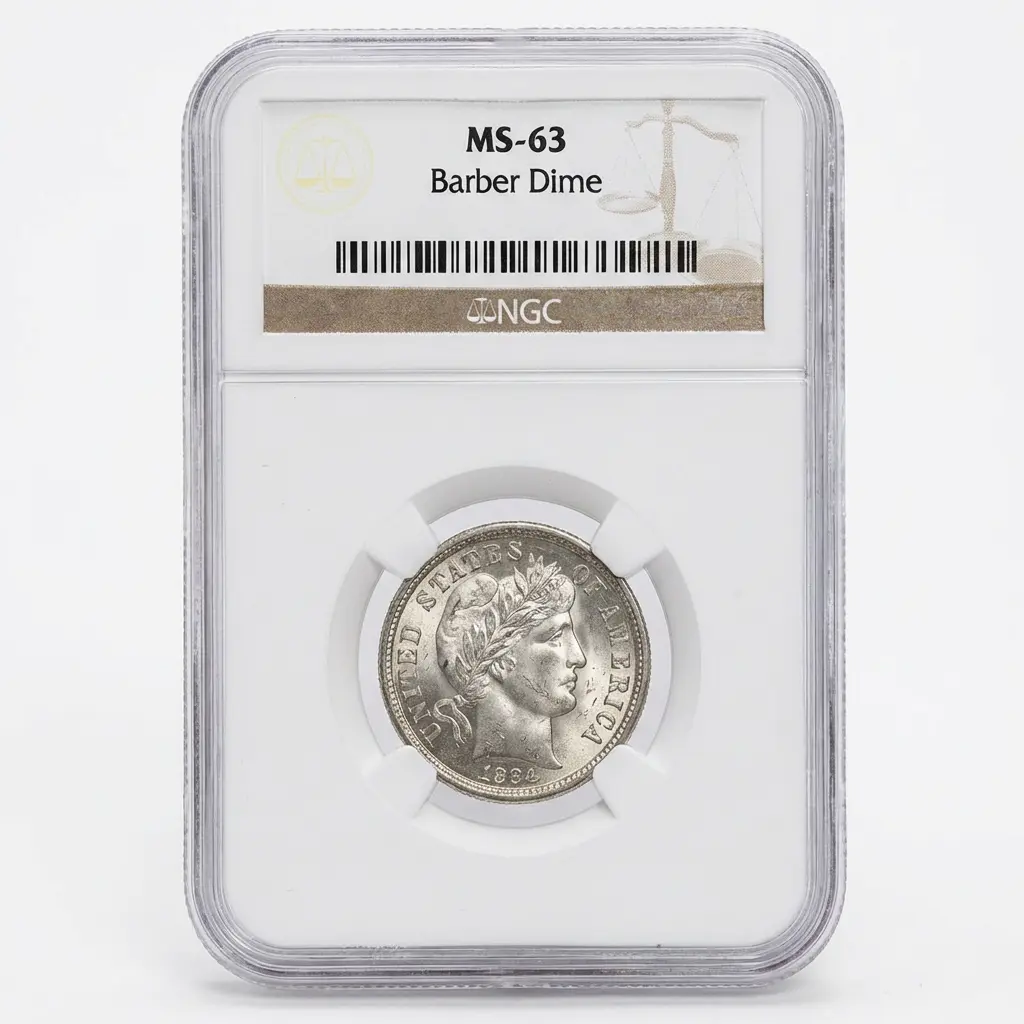 Barber Dime Value: Most Valuable Key Dates & Varieties - Coins Value