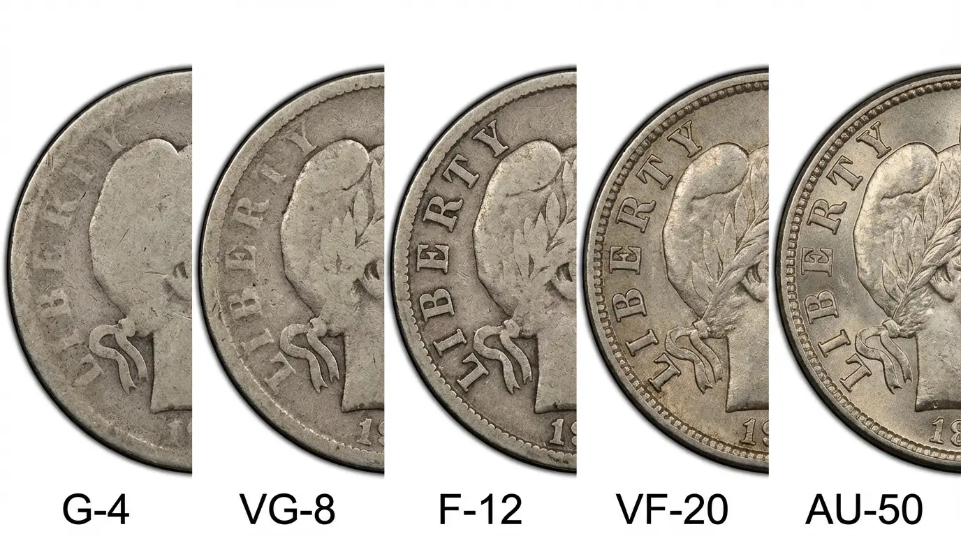 Barber Quarter Value: Most Valuable Key Dates & Varieties - Coins Value