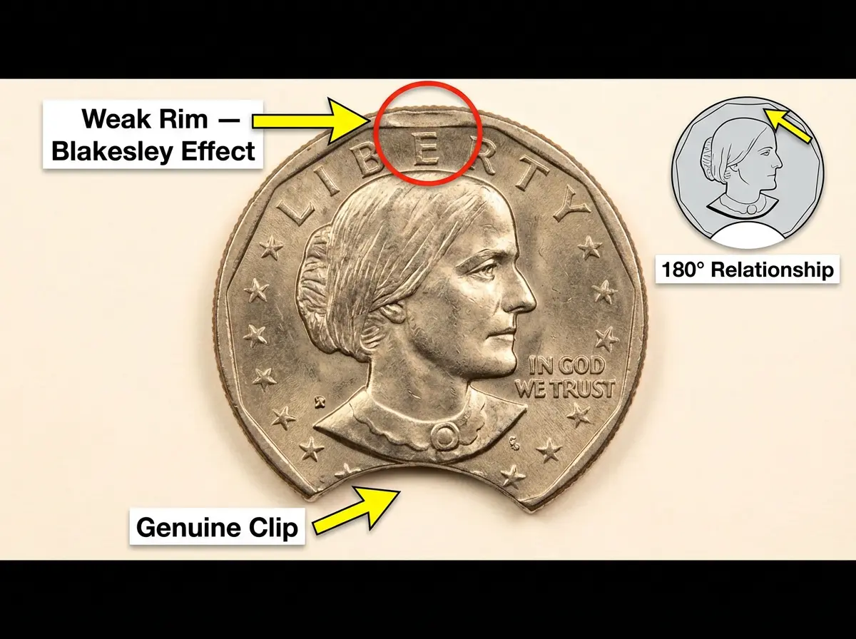 Susan B Anthony Dollar Errors: Rare Varieties & Values (1979-1999 ...
